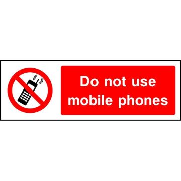 KPCM | Don’t Use Mobile Phone Signs