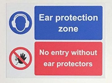 KPCM | Ear Protection Zone Signs