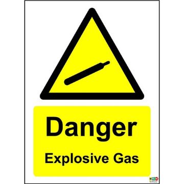 KPCM | Danger Explosive Gas Sign