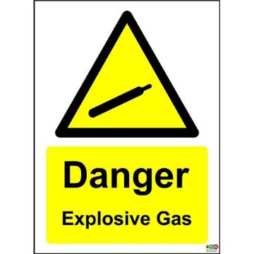 KPCM | Danger Explosive Gas Sign
