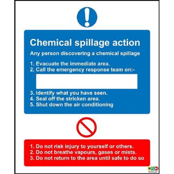 KPCM | Chemical Spillage Signs