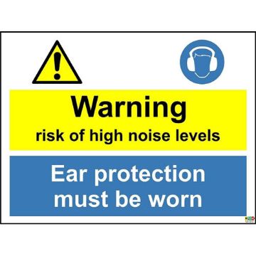 KPCM | Warning Noise Levels Signs