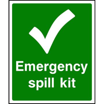 KPCM | Emergency Spill Kit Signs