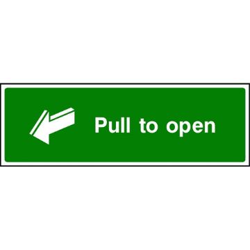 KPCM | Push Bar To Open Signs