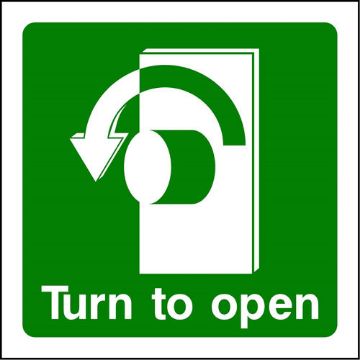 KPCM | Turn To Open Signs