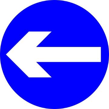 KPCM | "Arrow -One Way" Sign | Made in the UK
