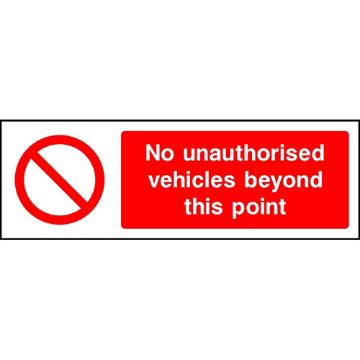 KPCM | No Unauthorised Vehicles Signs
