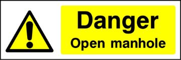KPCM | Open Manhole Signs