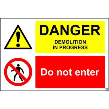 KPCM | Demolition Safety Signs