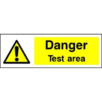 KPCM | Test Area Signs