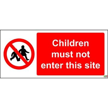 KPCM | No Entry To Site Signs (Children)