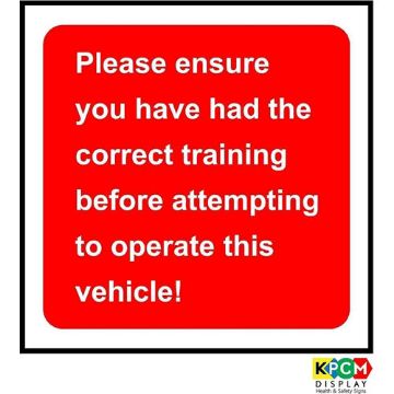 KPCM | Vehicle Inspection Signs