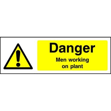 KPCM | Men Working On Machines Signs
