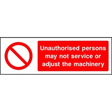 KPCM | Machine Service Safety Signs