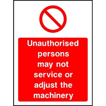KPCM | Machine Service Safety Signs