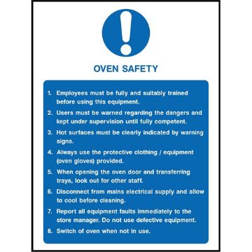 KPCM | Oven Safety Signs