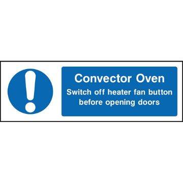 KPCM | Convector Oven Safety Signs