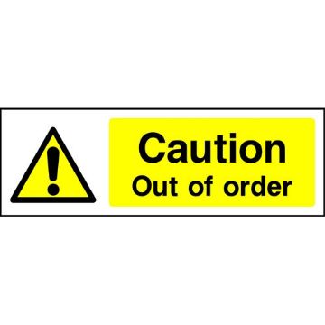 KPCM | Caution Out Of Order Signs