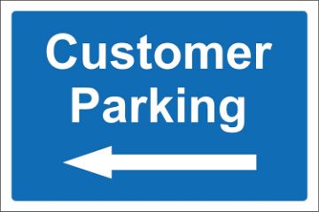 KPCM | Customer Parking Signs