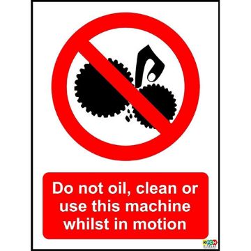 KPCM | Machine Oil Safety Signs