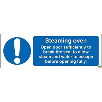 KPCM | Steam Oven Safety Signs