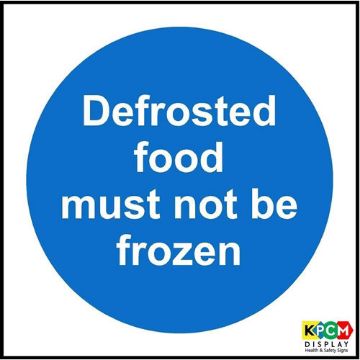 KPCM | Defrosted Foods Signs