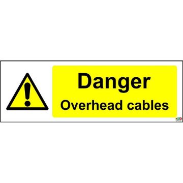 KPCM | Danger Live Wires Overhead Signs