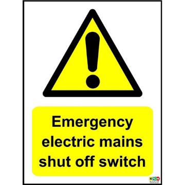 KPCM | Emergency Shut Off Signs