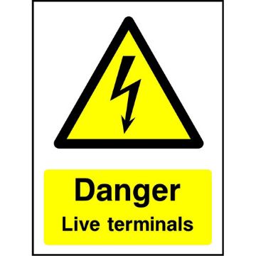 KPCM | Danger Live Terminals Signs