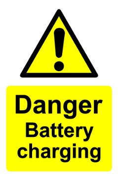 KPCM | Battery Charging Safety Signs
